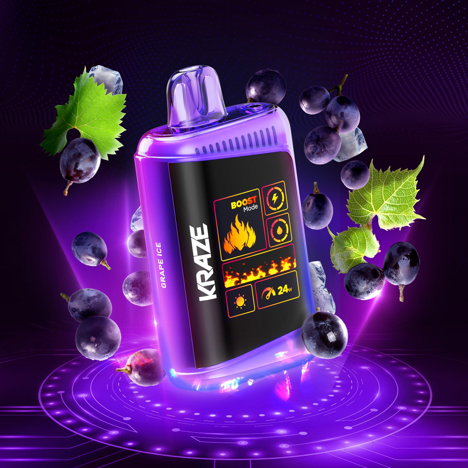 Kraze 20K - Grape Ice