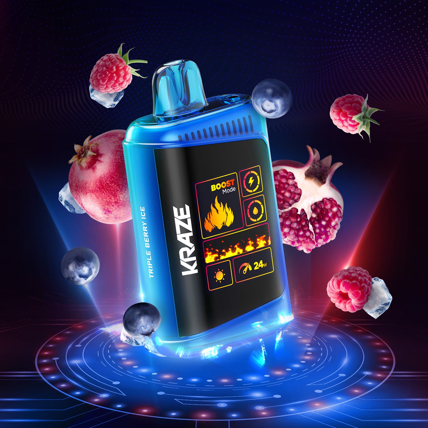 Kraze 20K - Tripple Berry Ice
